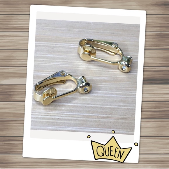 Jewelry | Gold Clip On Earring Adapters | Poshmark